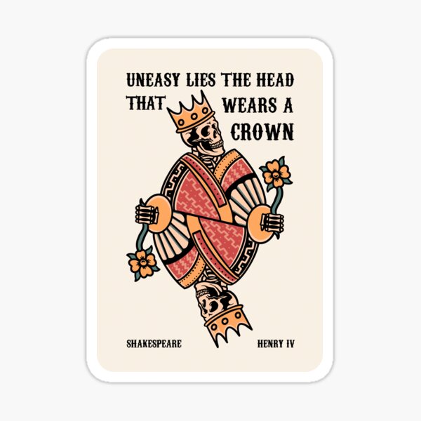" Shakespeare quote" Sticker for Sale by ObeyYourself | Redbubble
