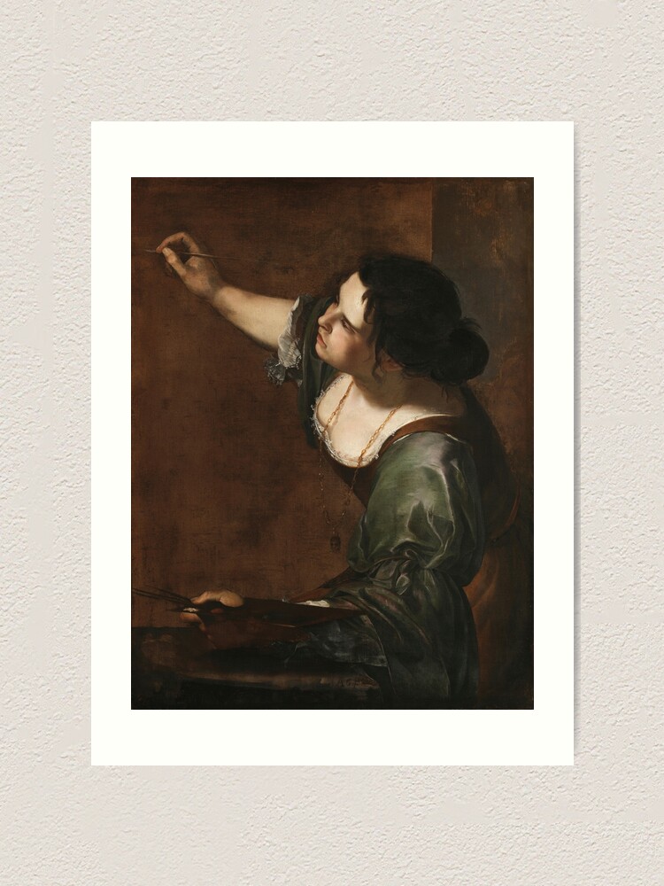"Artemisia Gentileschi - Self-Portrait as the Allegory of Painting ...