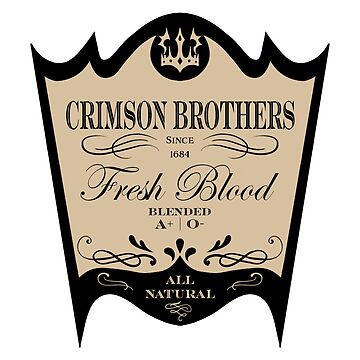 "Vampire Wine" Sticker for Sale by echoart5 | Redbubble