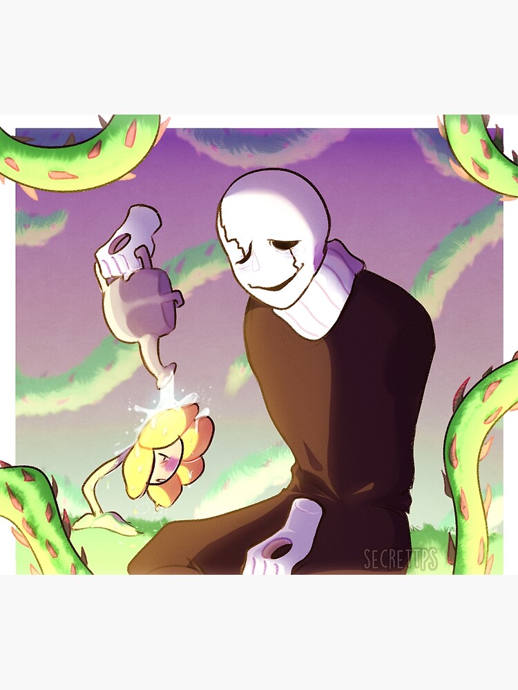 W D Gaster Undertale Poster For Sale By Secrettps Redbubble