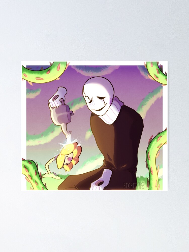 "W.D. Gaster Undertale" Poster for Sale by secrettps | Redbubble