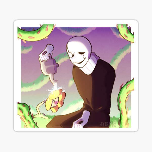 "W.D. Gaster Undertale" Sticker for Sale by secrettps | Redbubble