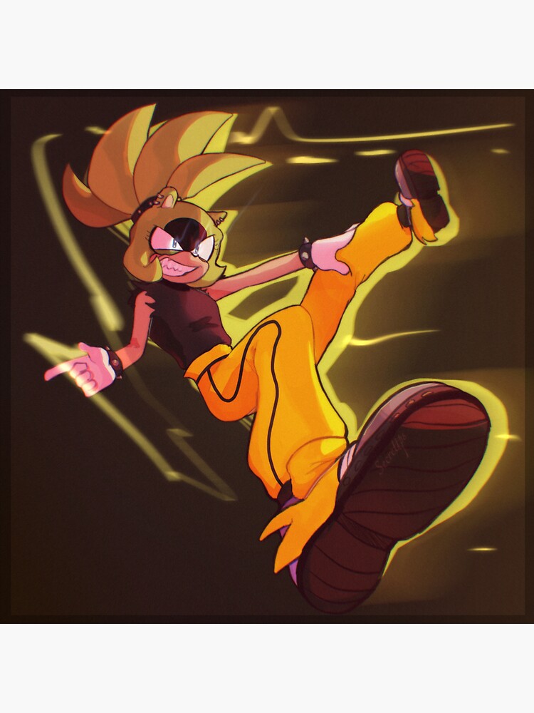 "Surge the Tenrec Sonic" Sticker for Sale by secrettps | Redbubble