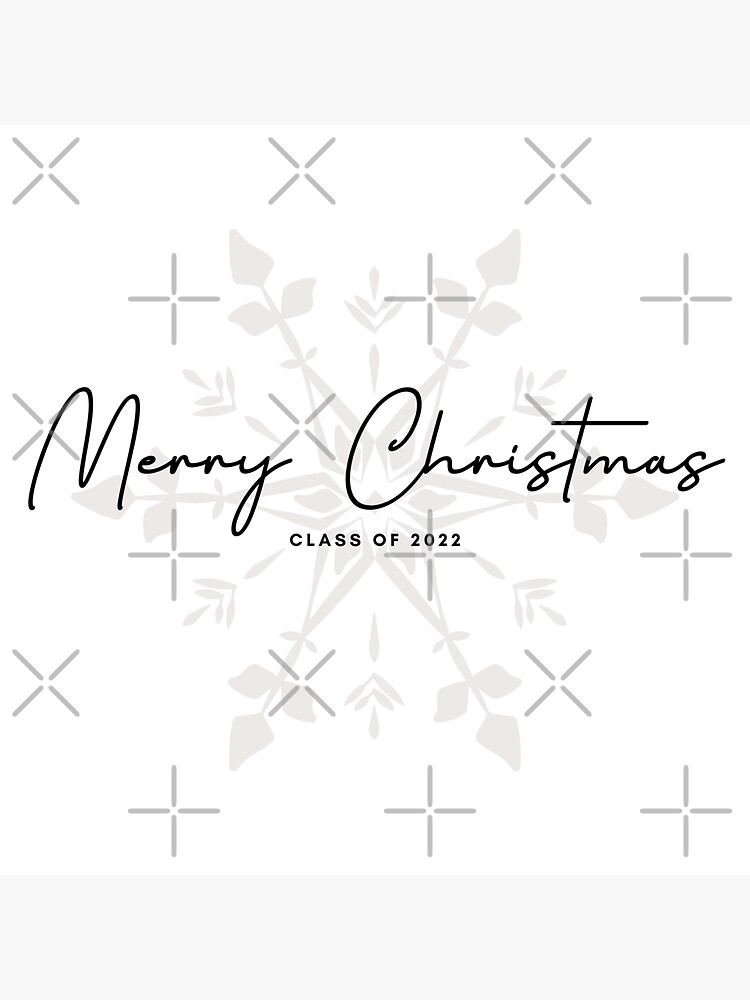 "Merry Christmas Class of 2022" Sticker for Sale by NimbusIllust ...