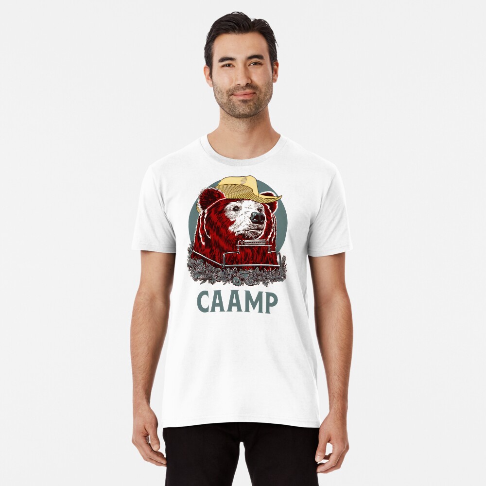 "Caamp bear retro" Sticker for Sale by AliceHamann | Redbubble
