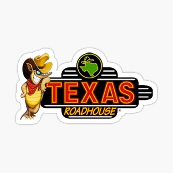 "Texas Roadhouse Gift For Andy Armadillo lovers 26" Sticker for Sale by ...
