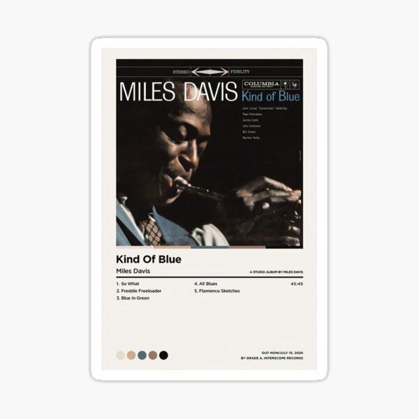 "Aesthetic Miles Davis" Sticker for Sale by brianriose | Redbubble