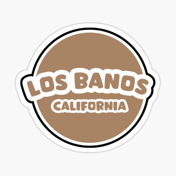 "Los Banos Logo" Sticker for Sale by MoDesignsInc | Redbubble
