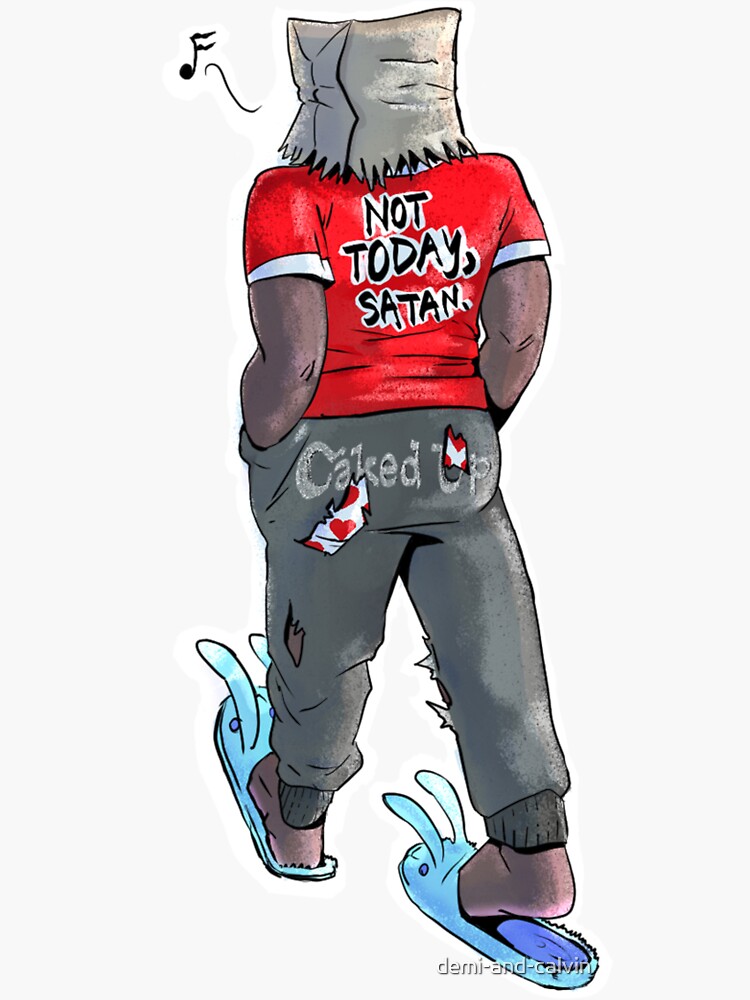 "Caked Up" Sticker for Sale by demi-and-calvin | Redbubble