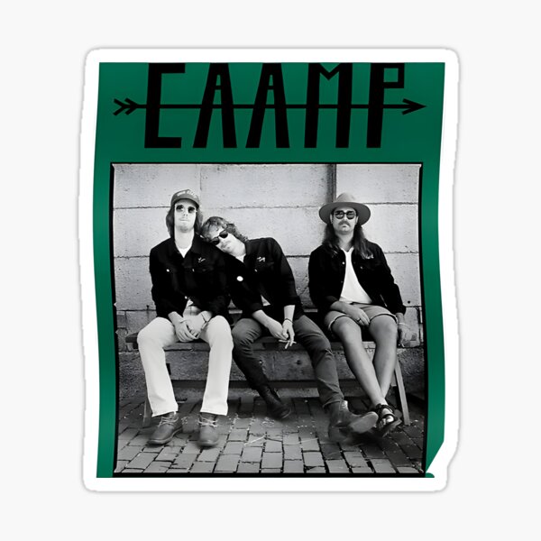 "Caamp retro band" Sticker for Sale by HeinrichWilhelm | Redbubble