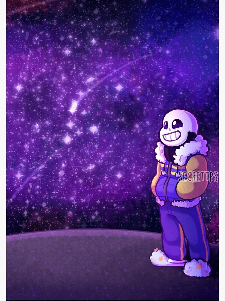 "Outertale Sans" Spiral Notebook for Sale by secrettps | Redbubble