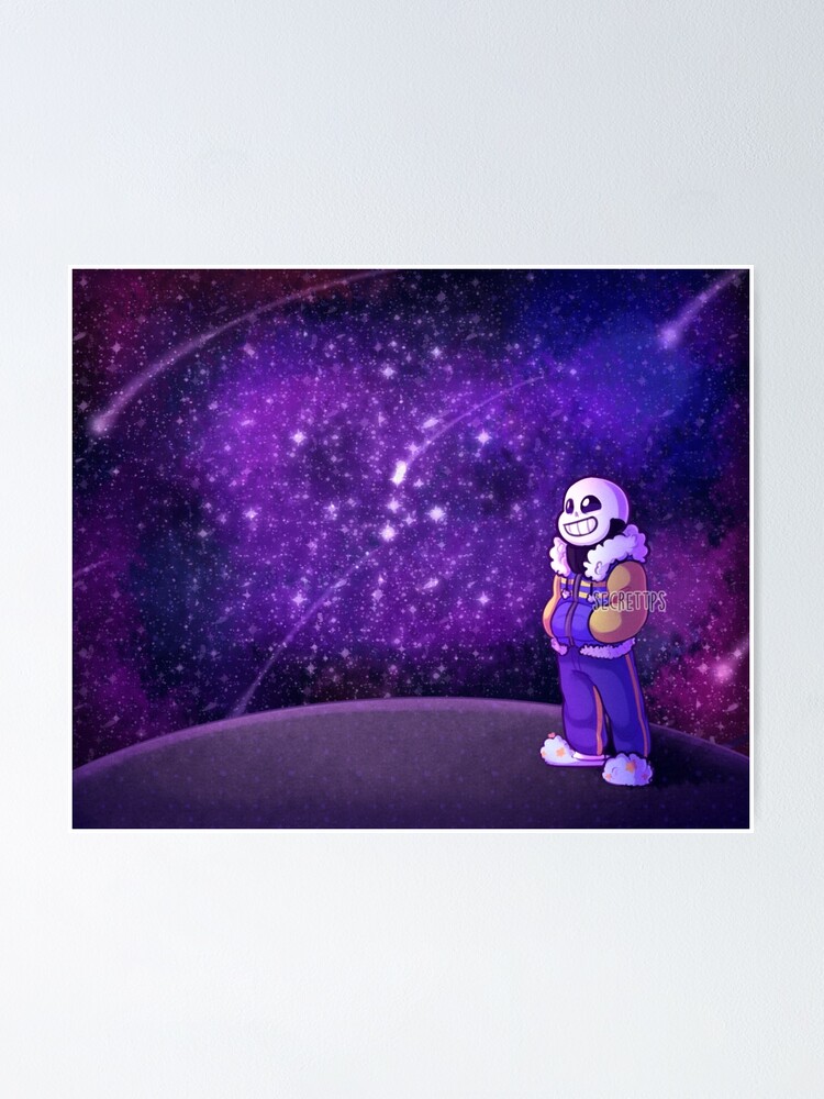 "Outertale Sans" Poster for Sale by secrettps | Redbubble