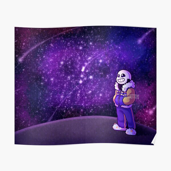 "Outertale Sans" Poster for Sale by secrettps | Redbubble