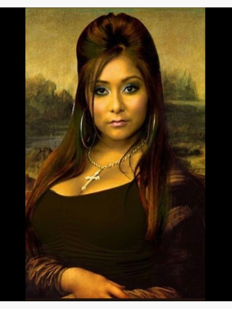 "Snooki Mona Lisa " Art Board Print for Sale by RIANASHATLEY | Redbubble