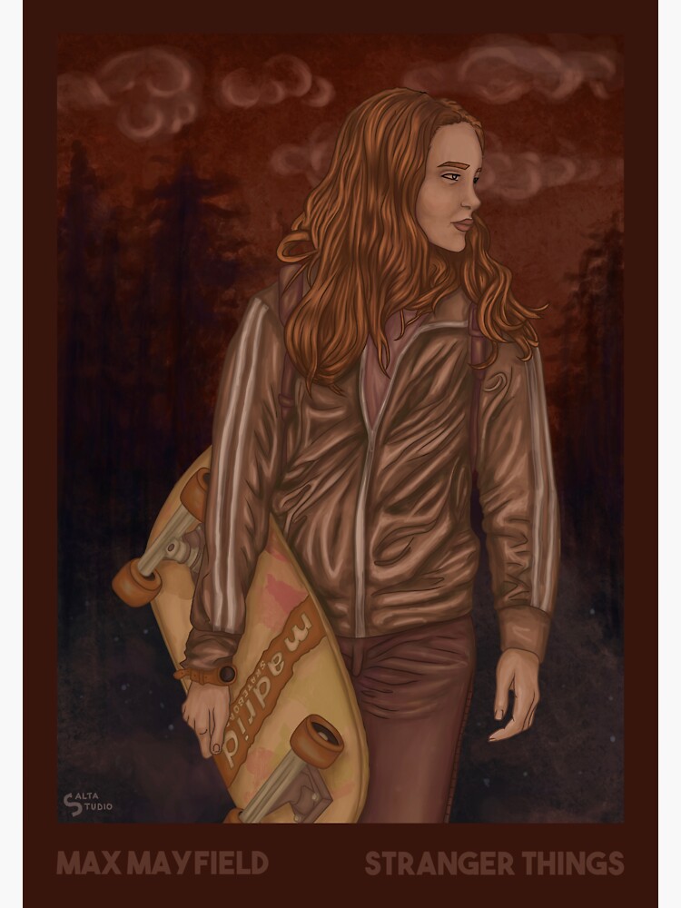 "Max Mayfield" Sticker for Sale by SaltaStudio | Redbubble