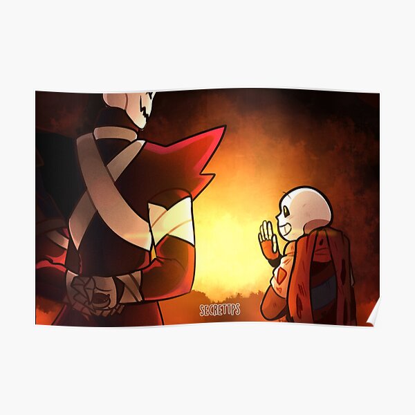 "Underverse XGaster and Ink" Poster for Sale by secrettps | Redbubble
