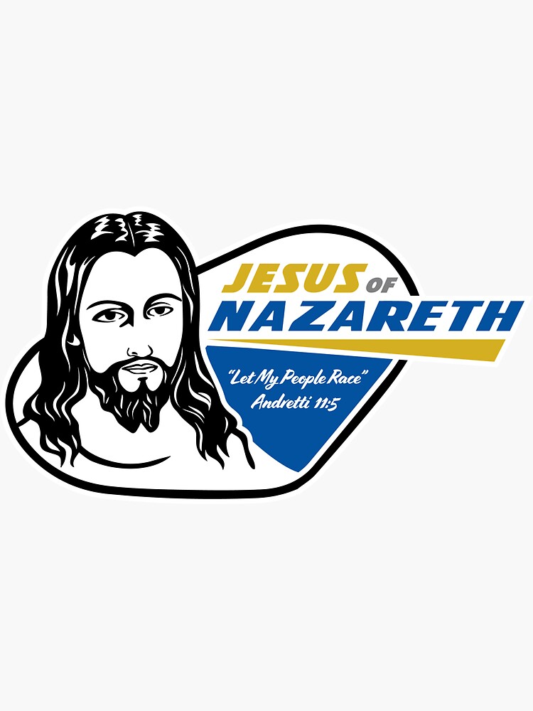 "Jesus of Nazareth" Sticker for Sale by BranningBrand | Redbubble