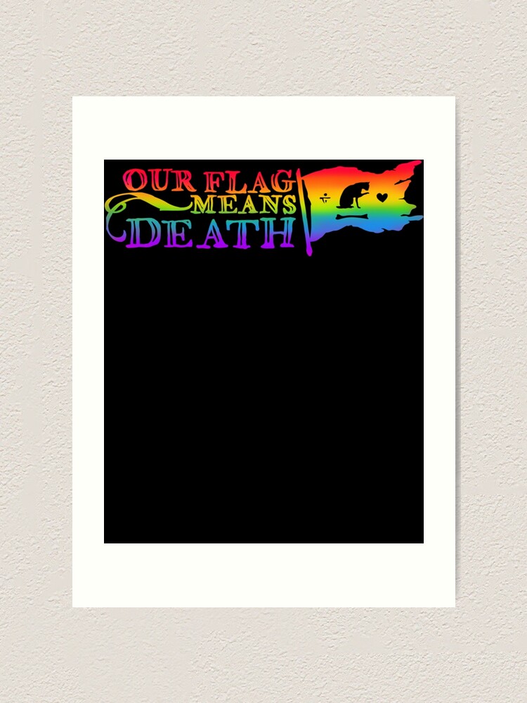 "OFMD Our Flag Means Death Rainbow Logo" Art Print for Sale by ...