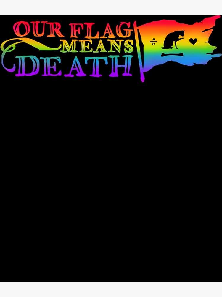 "OFMD Our Flag Means Death Rainbow Logo" Art Print for Sale by ...