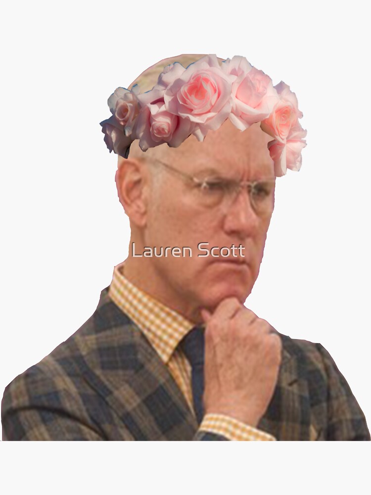 "tim flowers" Sticker for Sale by L-Scott | Redbubble