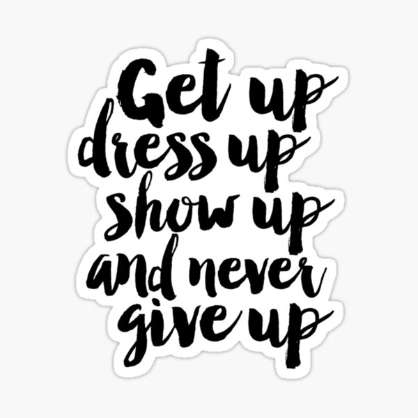 Pegatina «Levántate Viste Mostrar tipografía de oro de descarga ...