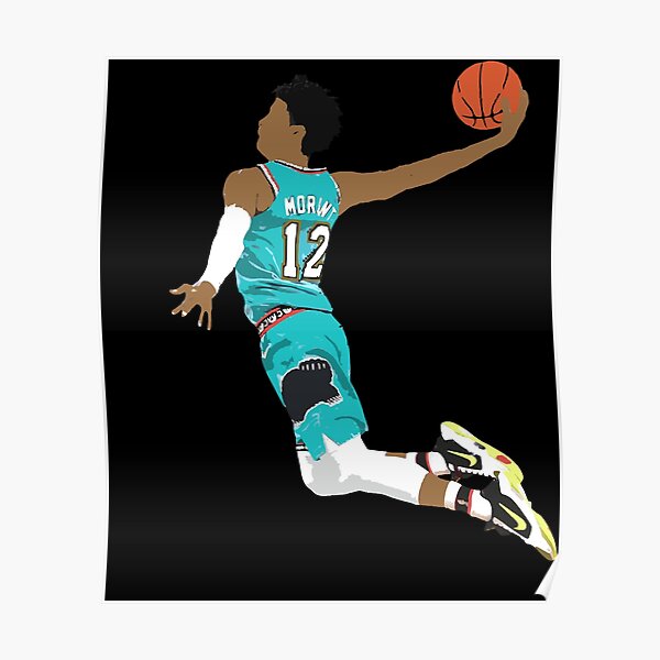 "Ja morant dunk" Poster for Sale by GinaDawson73 | Redbubble