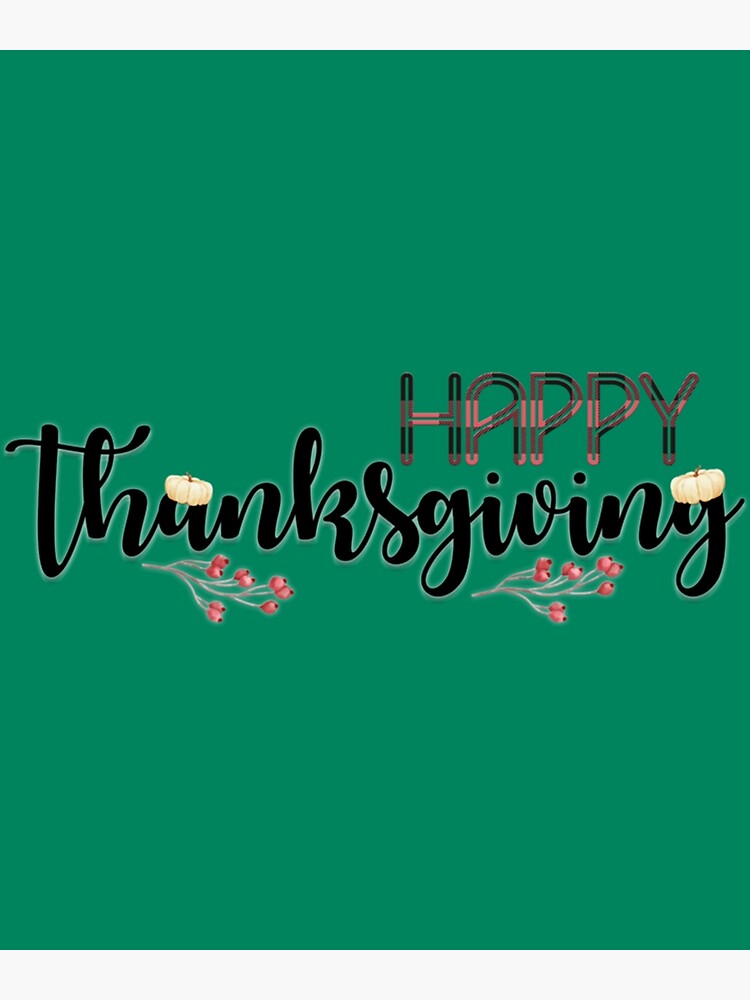 "Happy Thanksgiving PNG, Thanksgiving Clipart, Digital Download ...