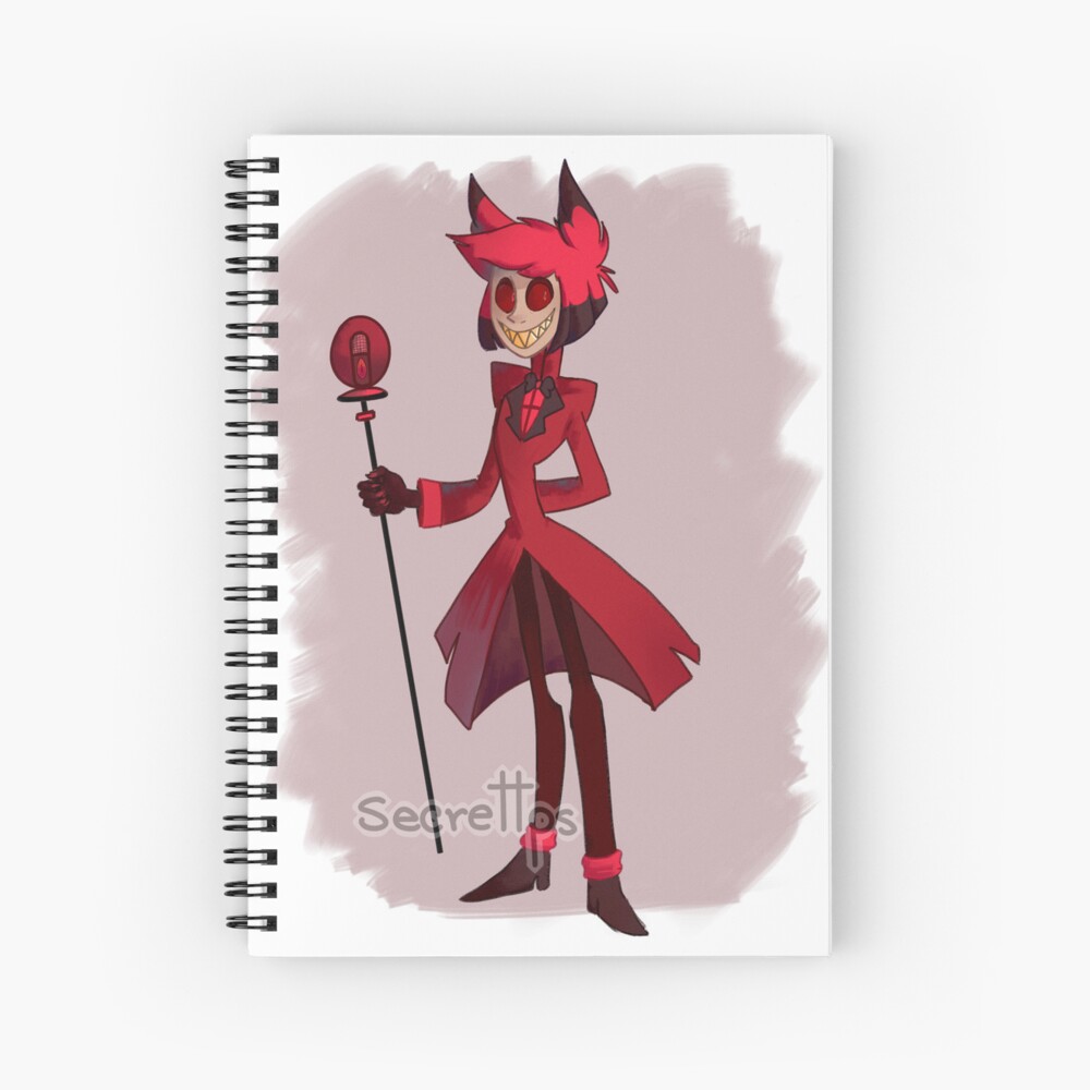 "Alastor Hazbin Hotel" Spiral Notebook for Sale by secrettps | Redbubble