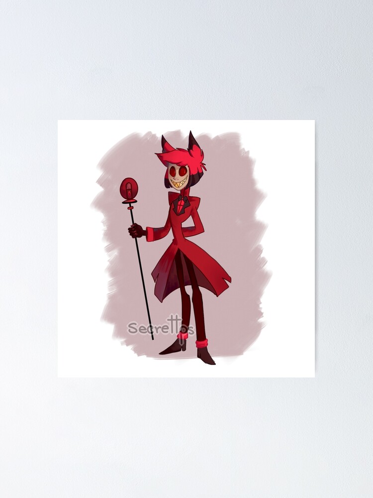 "Alastor Hazbin Hotel" Poster for Sale by secrettps | Redbubble