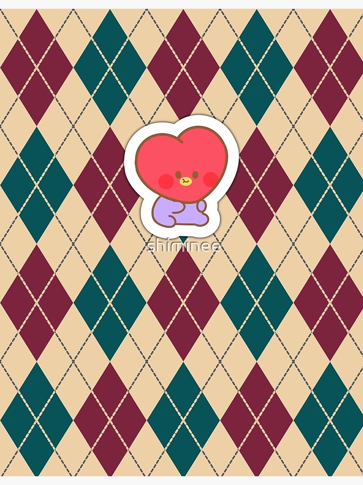 "Cute Taehyung Fashion - BTS BT21 character Tata" Poster for Sale by ...