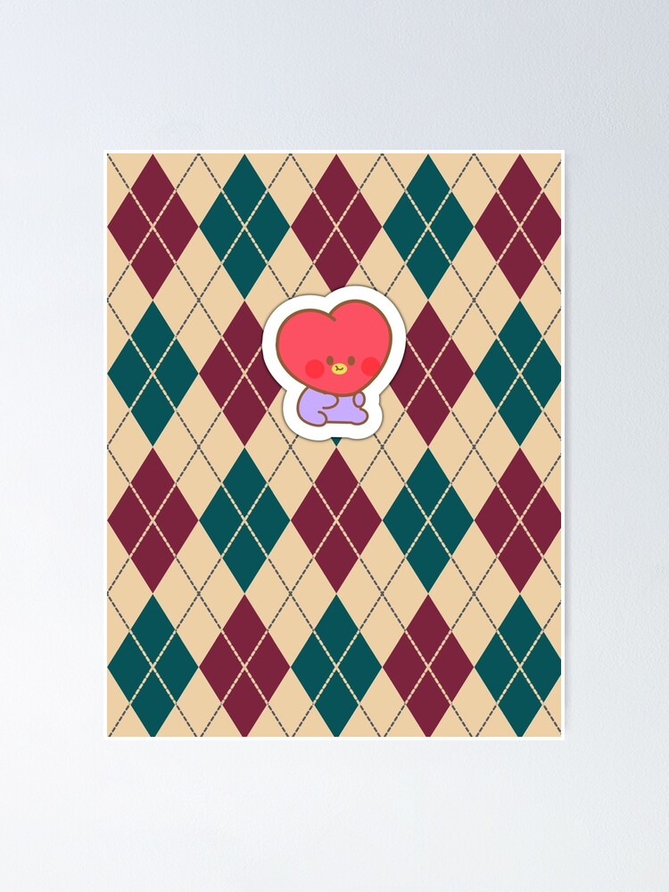 "Cute Taehyung Fashion - BTS BT21 character Tata" Poster for Sale by ...