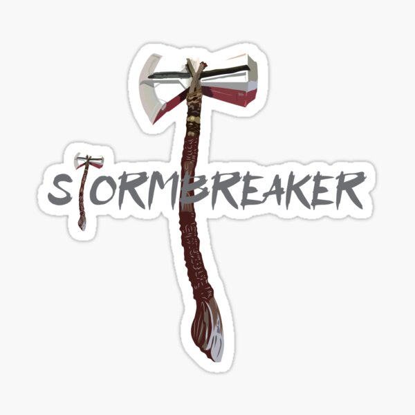 "stormbreaker" Sticker for Sale by raihanr402 | Redbubble
