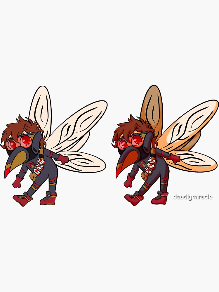 "Mosquito sticker set" Sticker for Sale by deadlymiracle | Redbubble