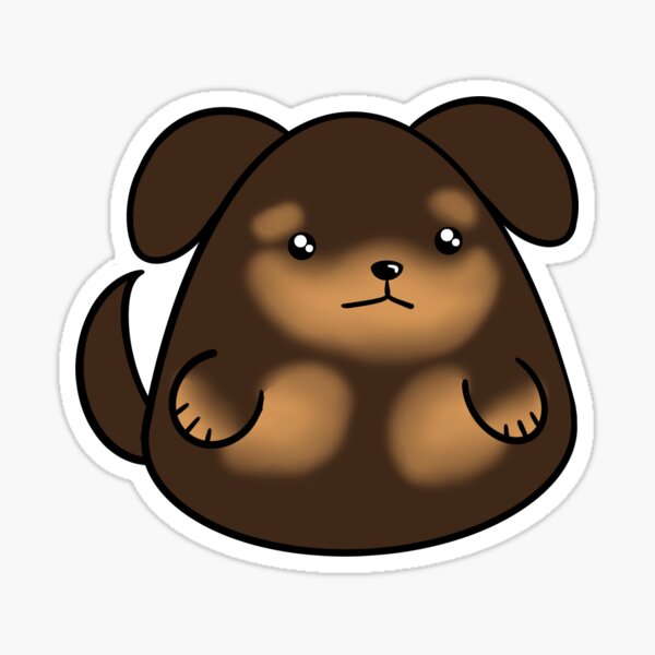 "Dachshund Blob Dog" Sticker for Sale by TheSimpleEdge | Redbubble