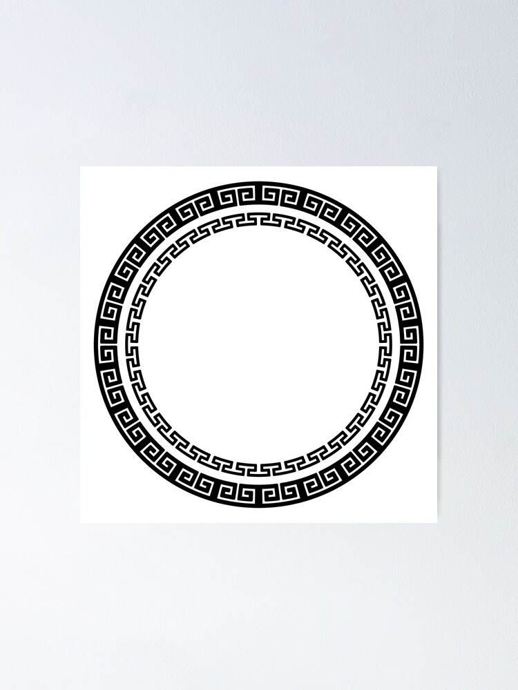 "Aztec Circular Tribal Border Pattern" Poster for Sale by boneytoes ...
