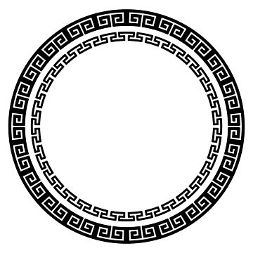 "Aztec Circular Tribal Border Pattern" Sticker for Sale by boneytoes ...