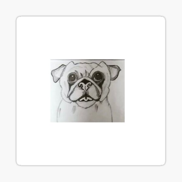 "Puppy Sticker" Sticker for Sale by AZDES | Redbubble