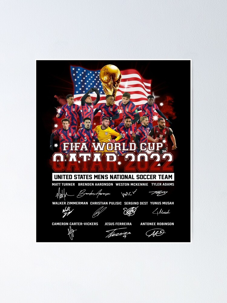 "Proud US Team Fans 2022" Poster for Sale by JessBeer | Redbubble