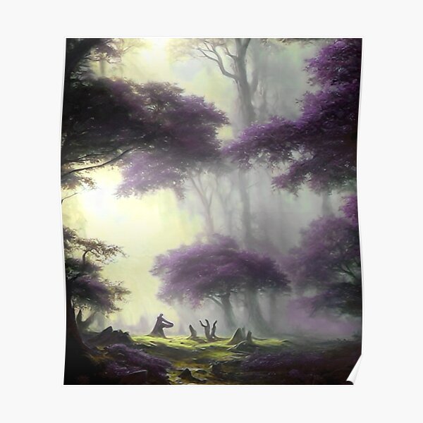 "Enchanted Forest" Poster for Sale by knurvs | Redbubble