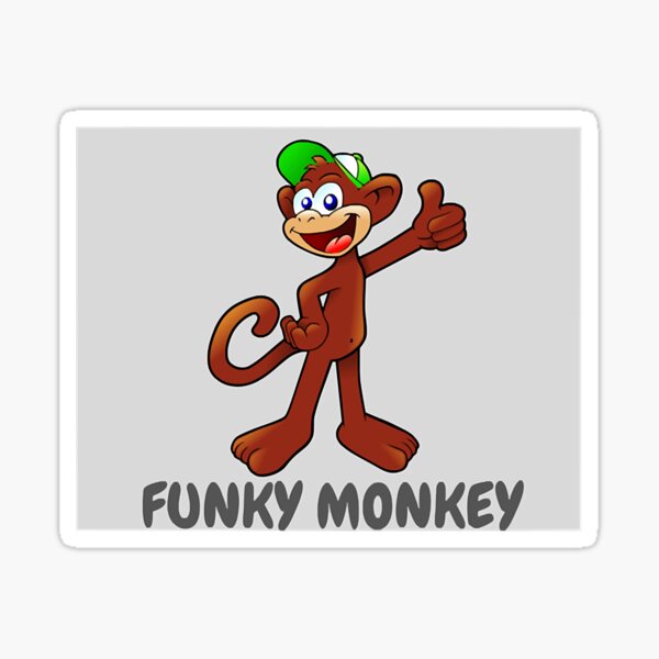 "Fiona Francois FUNKY MONKEY Classic Essential" Sticker for Sale by ...