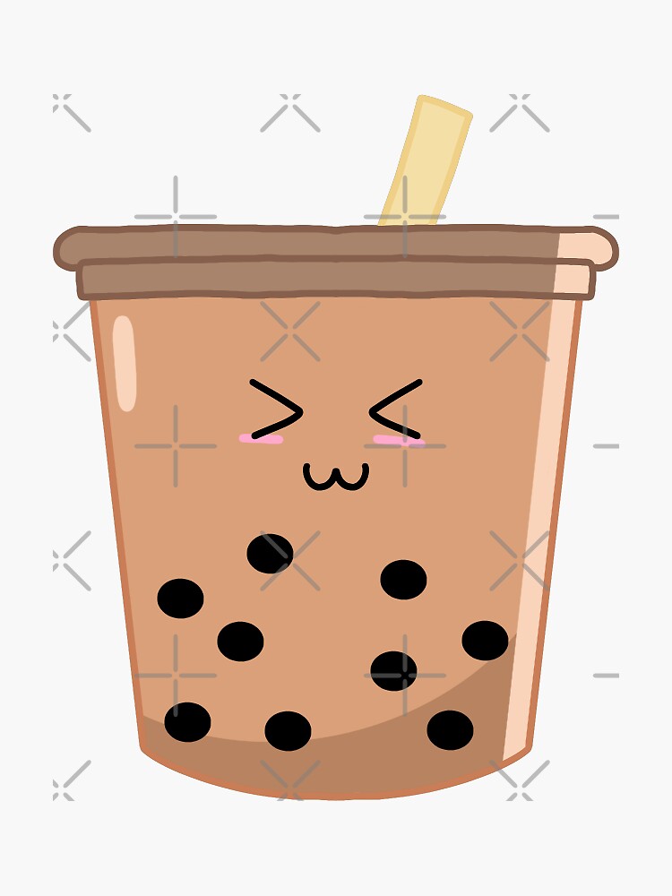 "very cute boba" Sticker for Sale by yoursecondwife | Redbubble