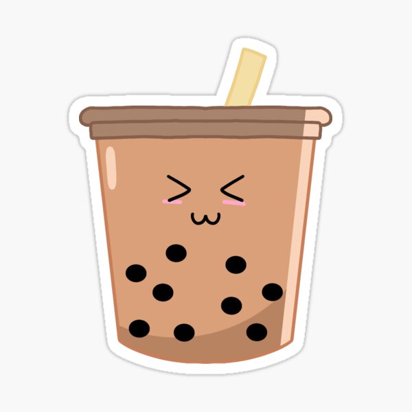 "very cute boba" Sticker for Sale by yoursecondwife | Redbubble