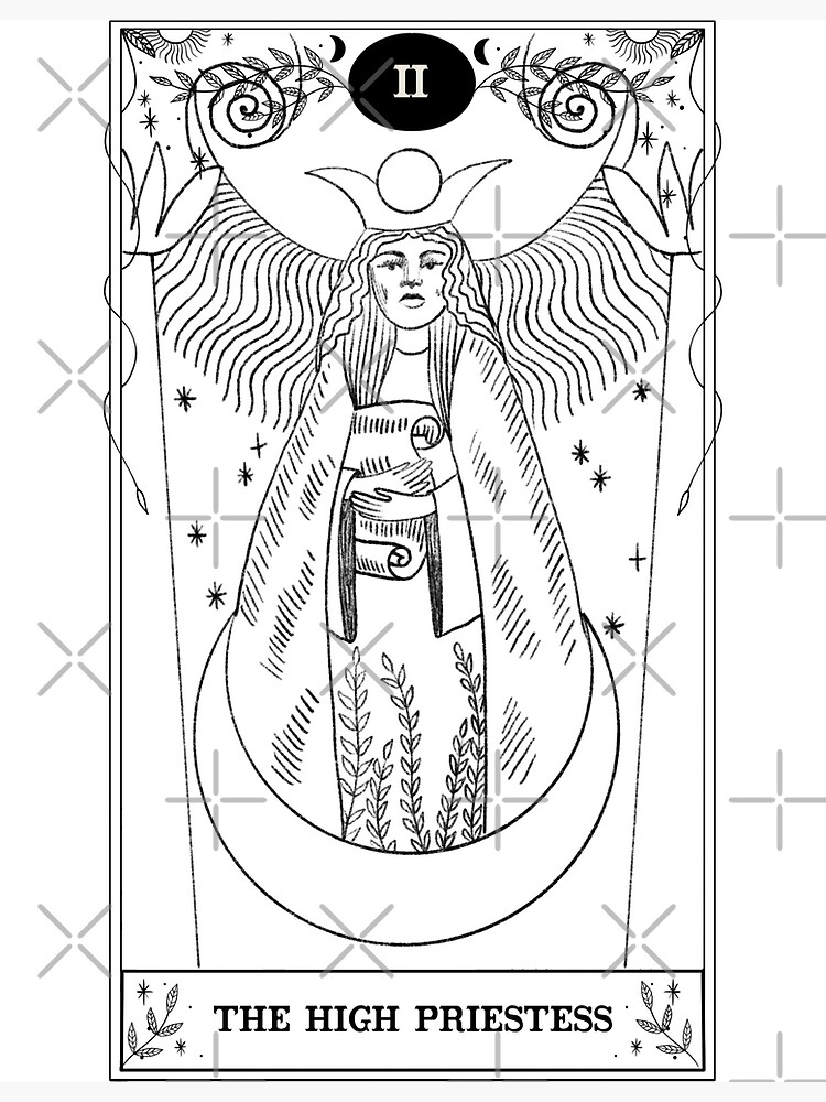 "High Priestess" Poster for Sale by Hudyakart | Redbubble