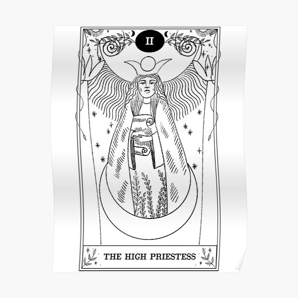 "High Priestess" Poster for Sale by Hudyakart | Redbubble