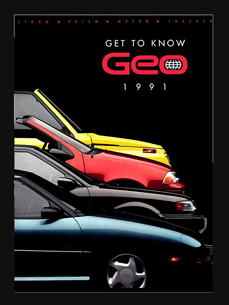 "GEO MOTORS (GEO METRO) 90s ADVERT Poster Classic" Essential T-Shirt ...
