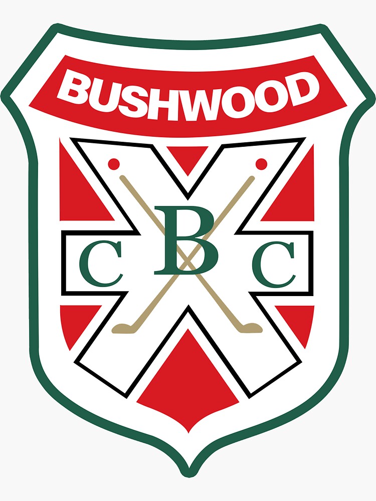 "Bushwood Country Club Logo Caddyshack" Sticker for Sale by RGYHDF ...