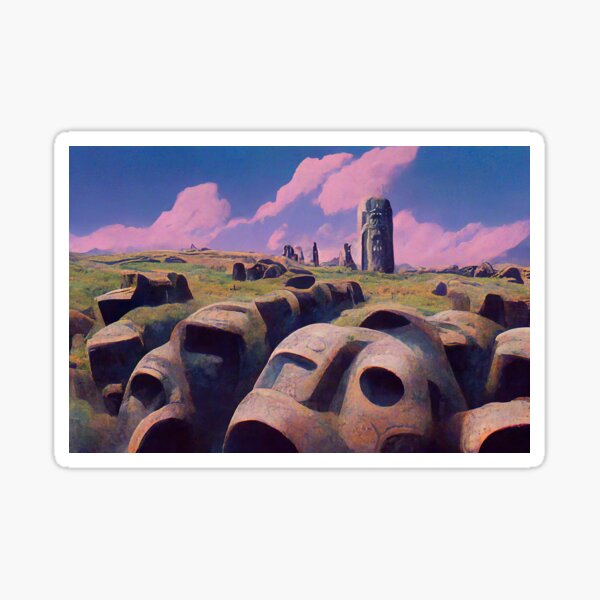 "valley of the ancient" Sticker for Sale by ururuty | Redbubble