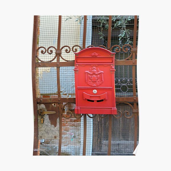 "Swedish Post Box" Poster by CreativeEm | Redbubble