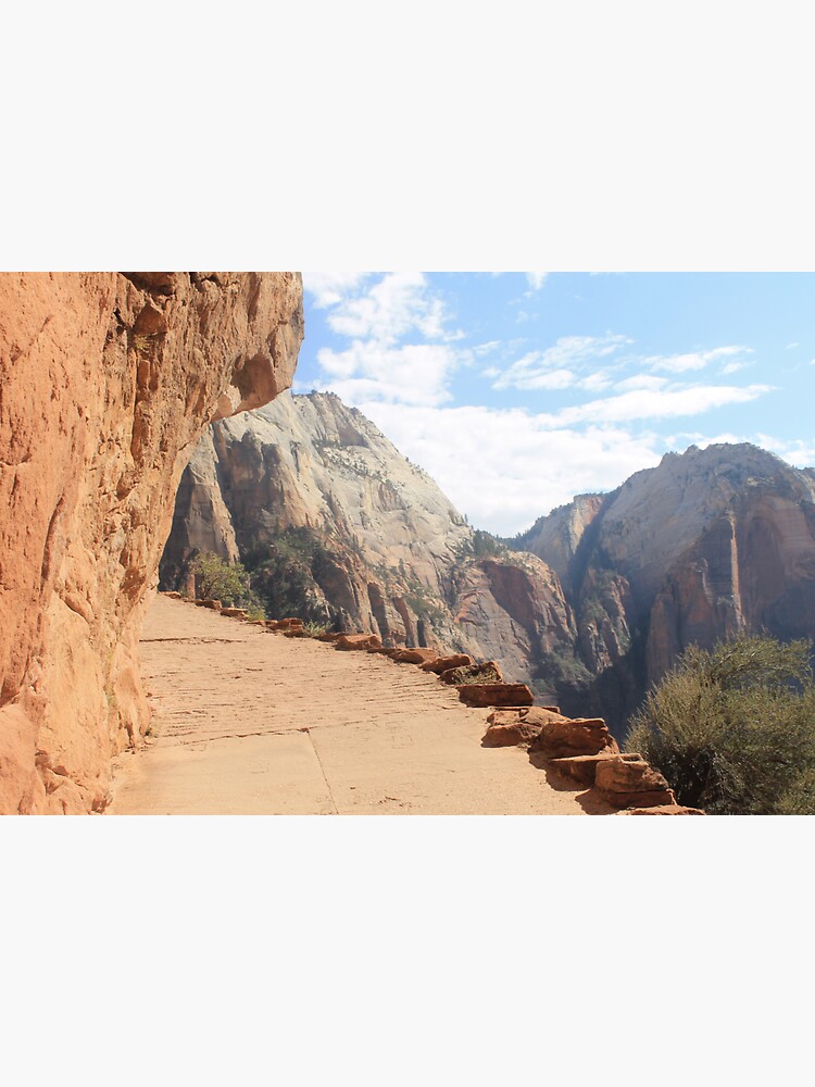 "Trail to Angel's Landing" Sticker for Sale by cosmicqueries | Redbubble