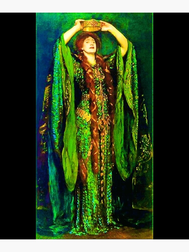 "Ellen Terry as Lady Macbeth is an oil painting by John Singer Sargent ...